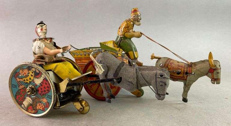 Marx Strauss Jenny Balking Mule Carts Wind Up Tin Toy Matthew Bullock Auctioneers Marx Strauss Jenny Balking Mule Carts Wind Up Tin Toy Matthew Bullock Auctioneers