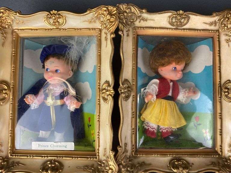 Group of 8 Arnold Hutter Nursery Rhyme Frame Dolls - Matthew Bullock ...