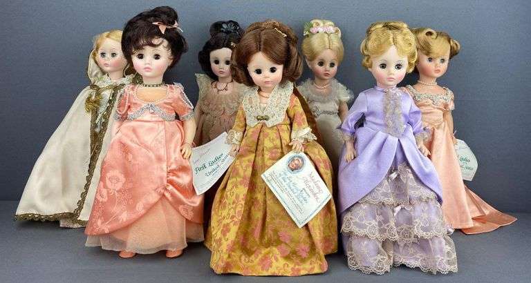 Group of 7 Madame Alexander First Lady dolls - Matthew Bullock Auctioneers