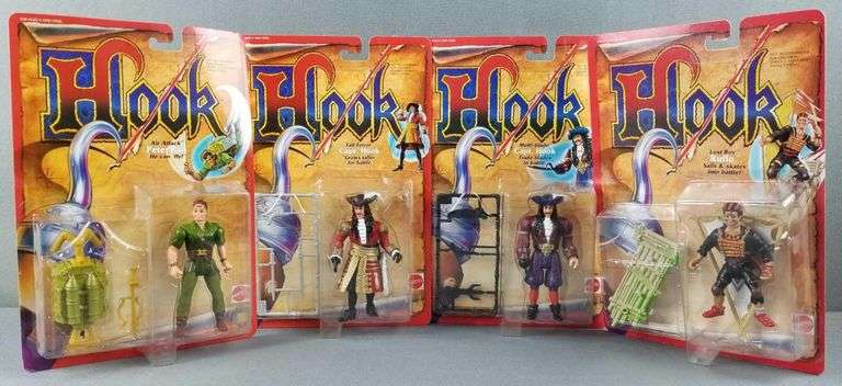Group of 4 Hook action figures - Matthew Bullock Auctioneers
