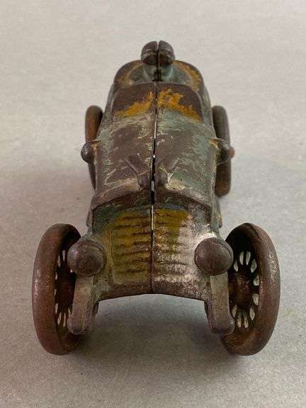 Antique Cast Iron Race Car - Matthew Bullock Auctioneers