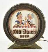 Vintage Old Dutch Beer Light Up Advertising Beer Sign - Matthew Bullock ...