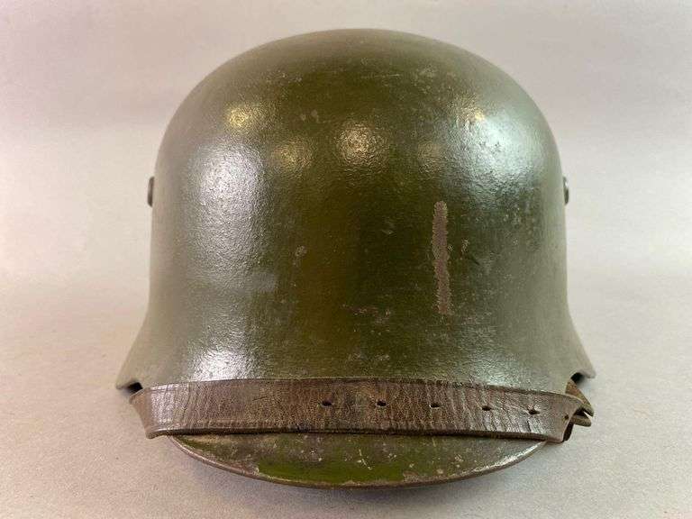 WW2 Hungarian M38 Helmet - Matthew Bullock Auctioneers