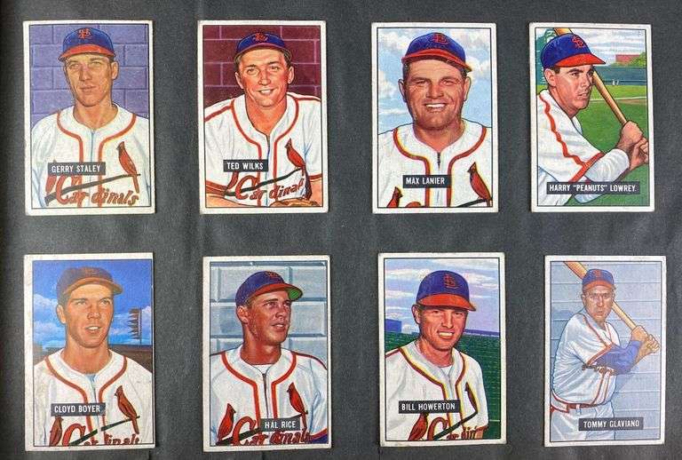 Scrap Book of 122 1950s Baseball Cards - Matthew Bullock Auctioneers