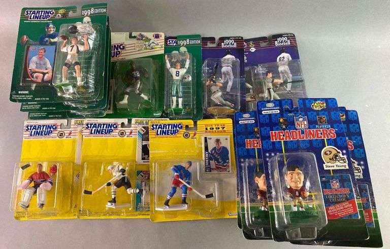 Group of Starting Lineup and NFL Headliners Figures - Matthew Bullock ...