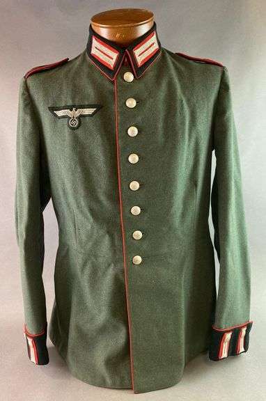 WW2 German 65th Artillery Waffenrock Tunic - Matthew Bullock Auctioneers