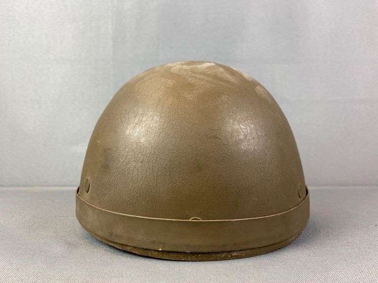 Post WW2 French M1951 Tanker Helmet - Matthew Bullock Auctioneers