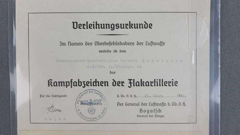 German Award Documents - Matthew Bullock Auctioneers