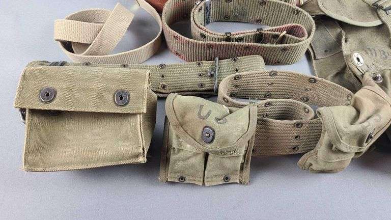 Group of US Military Web Gear - Matthew Bullock Auctioneers