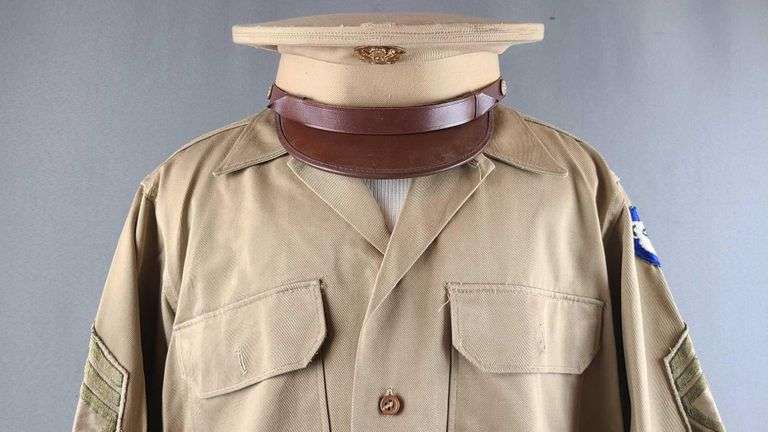 WW2 Alaska Defense Command Sergeant 1st Class Uniform - Matthew Bullock ...