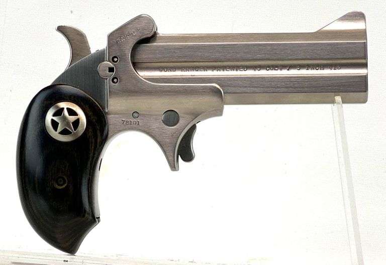 Bond Ranger .45 cal Double Barreled Derringer - Matthew Bullock Auctioneers
