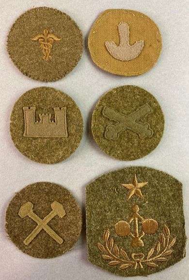 Group of 6 WW1 specialty Patches - Matthew Bullock Auctioneers