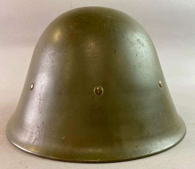 WW2 Dutch M38 Helmet - Matthew Bullock Auctioneers
