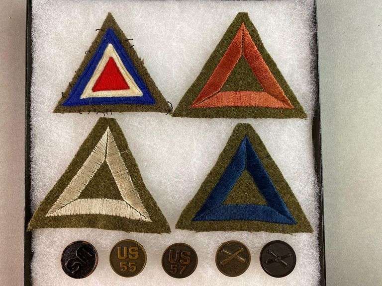Group of WW1 31st Heavy Artillery Brigade Insignia - Matthew Bullock ...