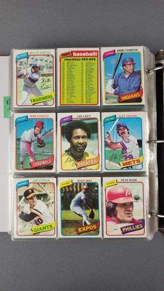 1980 Topps Baseball complete set - Matthew Bullock Auctioneers