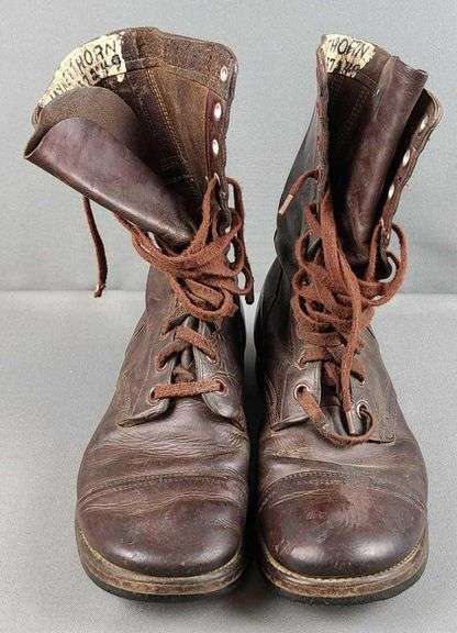 WW2 US Model 1945 Army Boots - Matthew Bullock Auctioneers