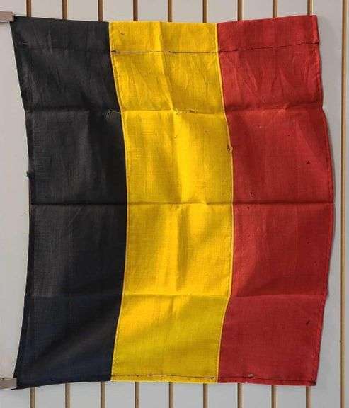 Vintage Belgian Flag - Matthew Bullock Auctioneers