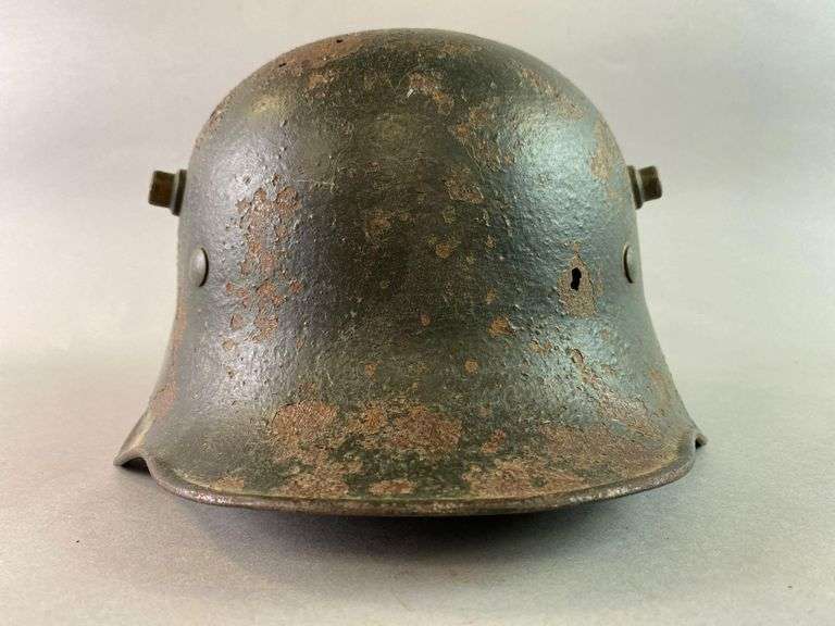 WW1 WWII German M18 Transitional Helmet - Matthew Bullock Auctioneers