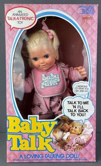 Galoob Baby Talk Doll - Matthew Bullock Auctioneers
