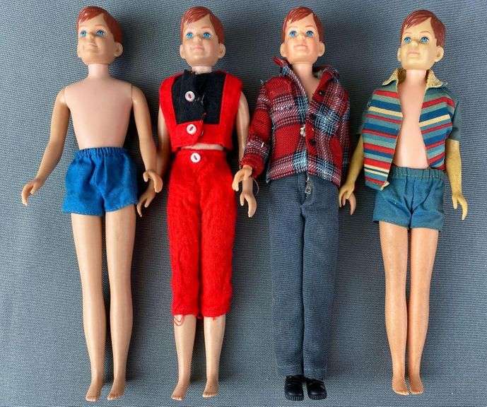 Group of 4 Mattel Ricky Fashion Figures - Matthew Bullock Auctioneers