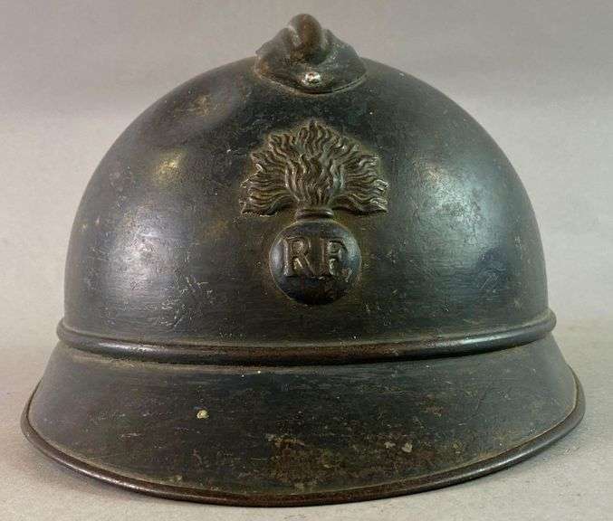 WW1 French M15 Adrian Helmet - Matthew Bullock Auctioneers