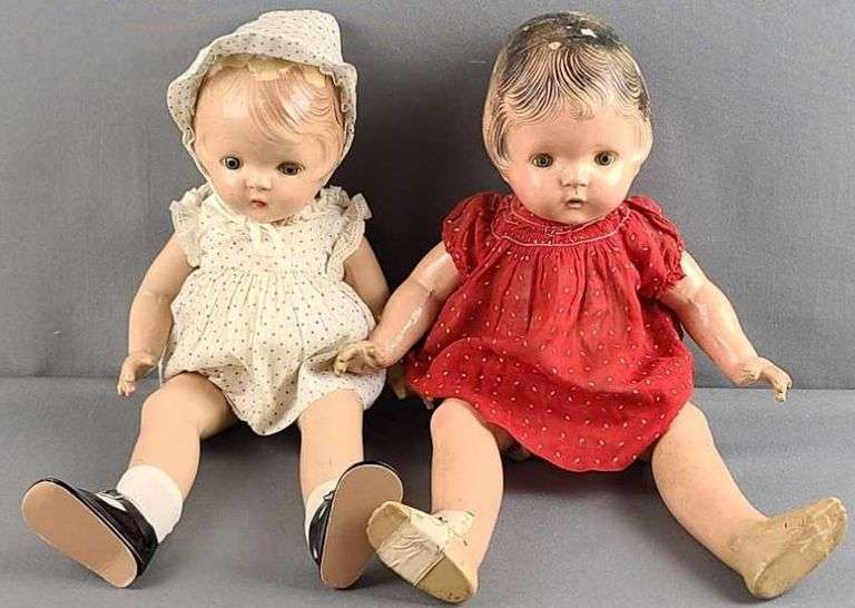 2 composition Patsy type dolls - Matthew Bullock Auctioneers