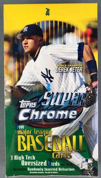 1999 Topps Super Chrome Baseball Sealed Box - Matthew Bullock Auctioneers