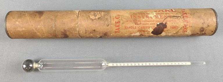 Antique Taylor Instruments Hydrometer - Matthew Bullock Auctioneers