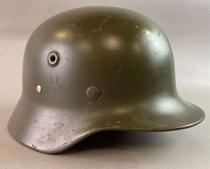 Post WW2 Finnish M55 Helmet - Matthew Bullock Auctioneers