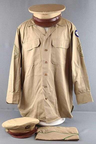 WW2 Alaska Defense Command Sergeant 1st Class Uniform - Matthew Bullock ...