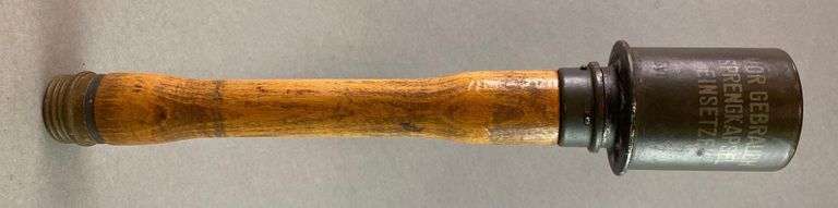 WW2 German M24 Potato Masher Grenade - Matthew Bullock Auctioneers