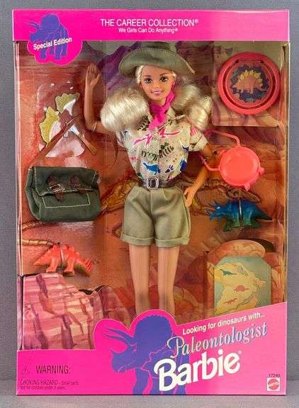 Special Edition Paleontologist Barbie Fashion Doll - Matthew Bullock ...