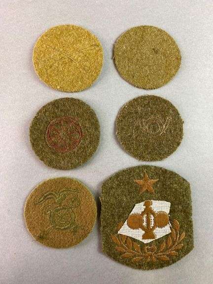 Group of 6 WW1 Specialty Patches - Matthew Bullock Auctioneers