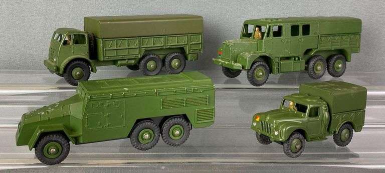 Group of 4 Dinky Military Trucks - Matthew Bullock Auctioneers