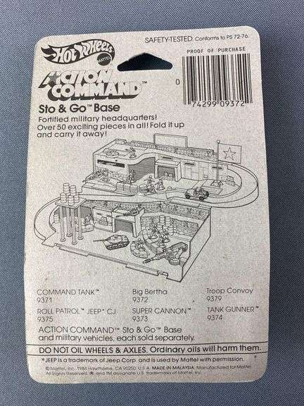 Group of 3 Mattel Hot Wheels Action Command Tanks - Matthew Bullock ...