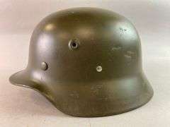 Post WW2 Finnish M55 Helmet - Matthew Bullock Auctioneers