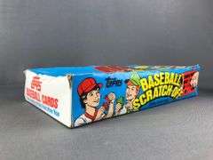 1981 Topps Baseball Scratch Off Wax Box - Matthew Bullock Auctioneers