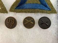 Group of WW1 31st Heavy Artillery Brigade Insignia - Matthew Bullock ...