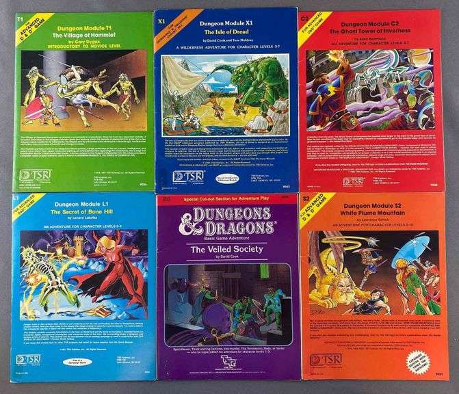 Group of 6 Dungeons & Dragons Modules - Matthew Bullock Auctioneers