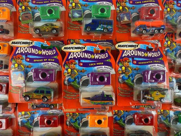 Group of 23 Matchbox Around the World die-cast vehicles - Matthew ...