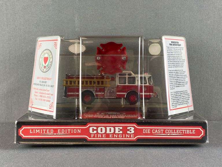 Code 3 Fire Engine Worcester Fire Department - Matthew Bullock Auctioneers