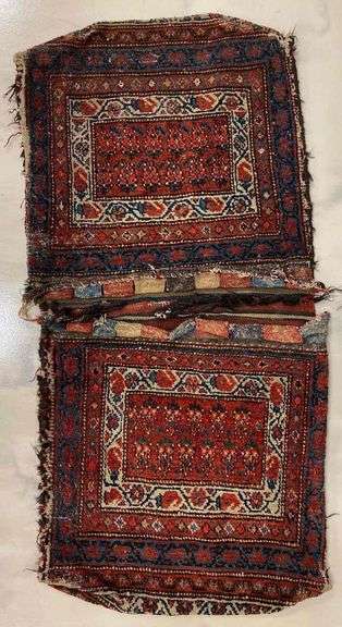 Antique Turkish Saddle Bags - Matthew Bullock Auctioneers