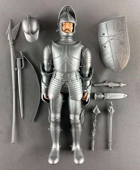 1968 Marx Sir Stuart the Knight action figure with accessories ...