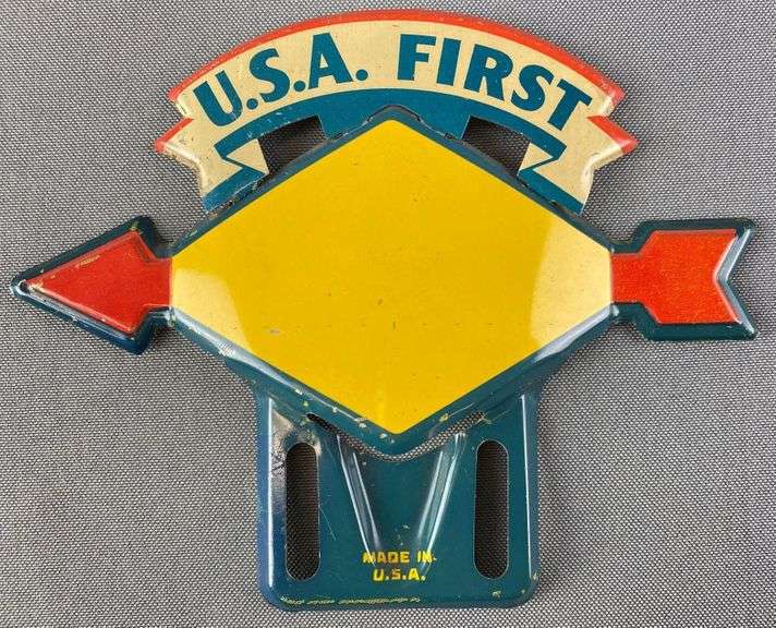 Sunoco U.S.A. First Advertising License Plate Topper - Matthew Bullock ...