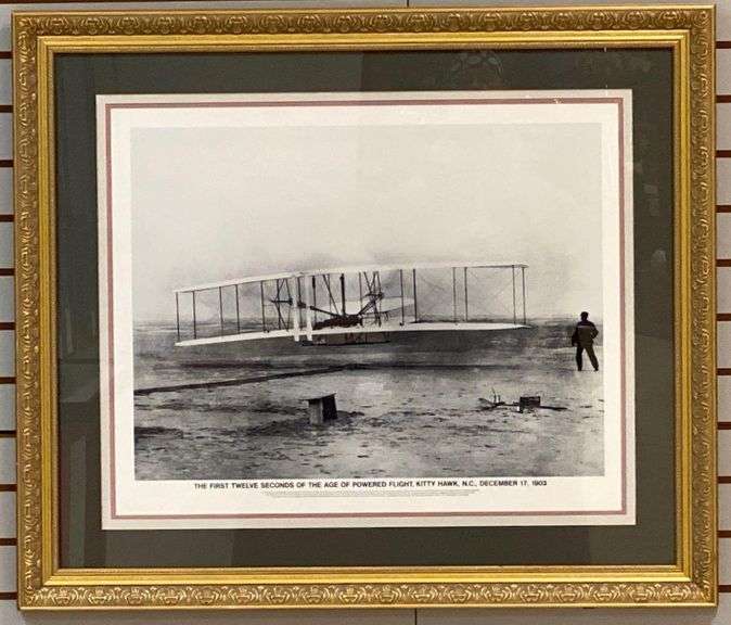 1943 Wright Brothers 1st Flight Poster - Matthew Bullock Auctioneers