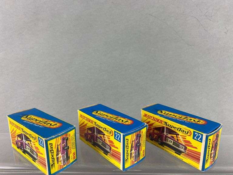 Group of 3 Matchbox Superfast No. 22 Freeman Inter-City Commuter ...