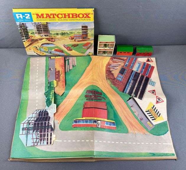 Matchbox Roadway Series Building Construction Site and Buildings ...