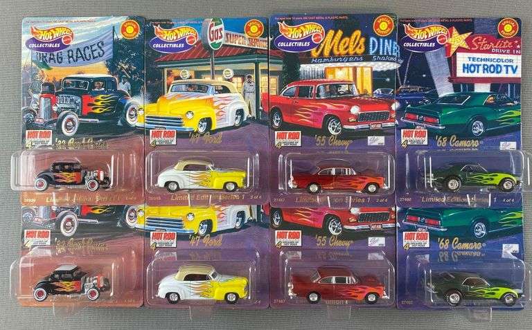 Group of 8 Hot Rod Magazine Hot Wheels die-cast vehicles - Matthew ...