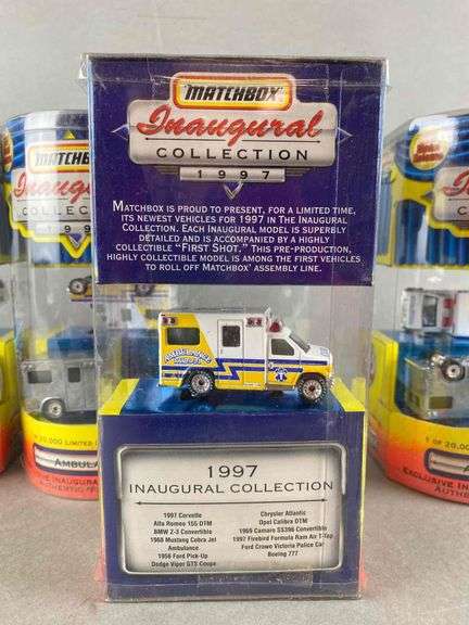 Group of 4 Matchbox 1997 Inaugural Collection vehicle sets - Matthew ...