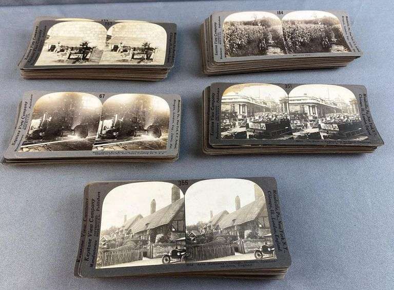 Group of 64 Keystone Stereo Cards for Stereoscope - Matthew Bullock ...